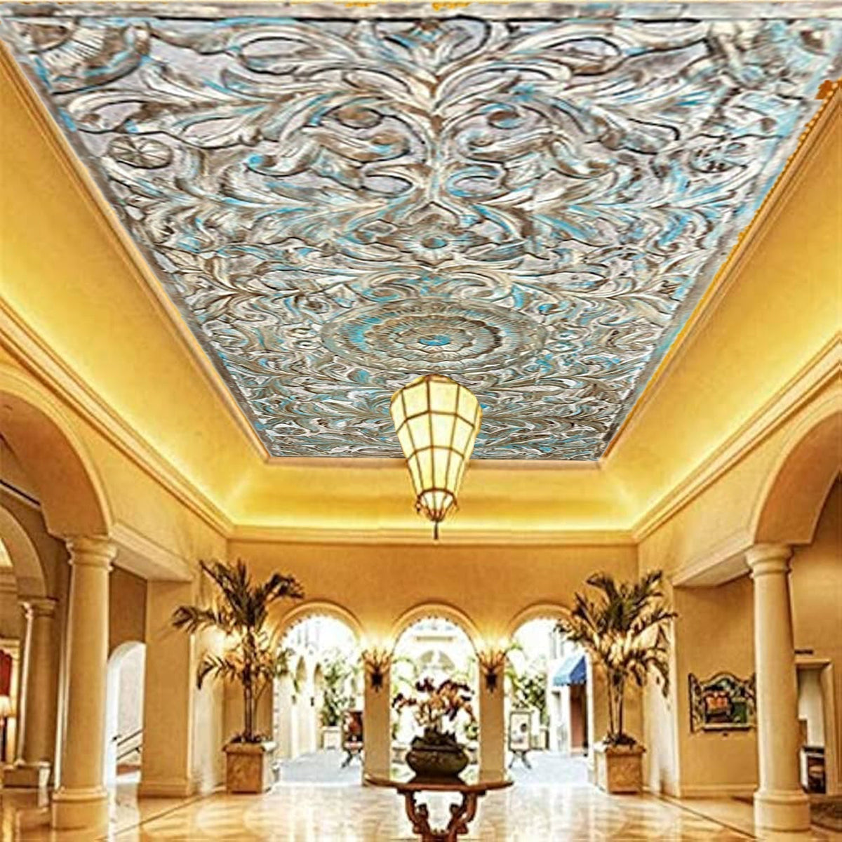 Transform Your Space with Hand-Carved Wooden Ceilings