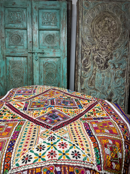 Vintage Indian Tapestries & Bold Wall Hangings