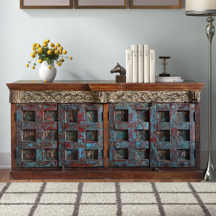 Vintage Carved Sideboards & Rustic Credenzas